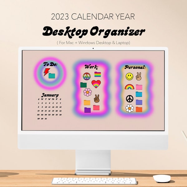 Groovy Desktop Background - Etsy