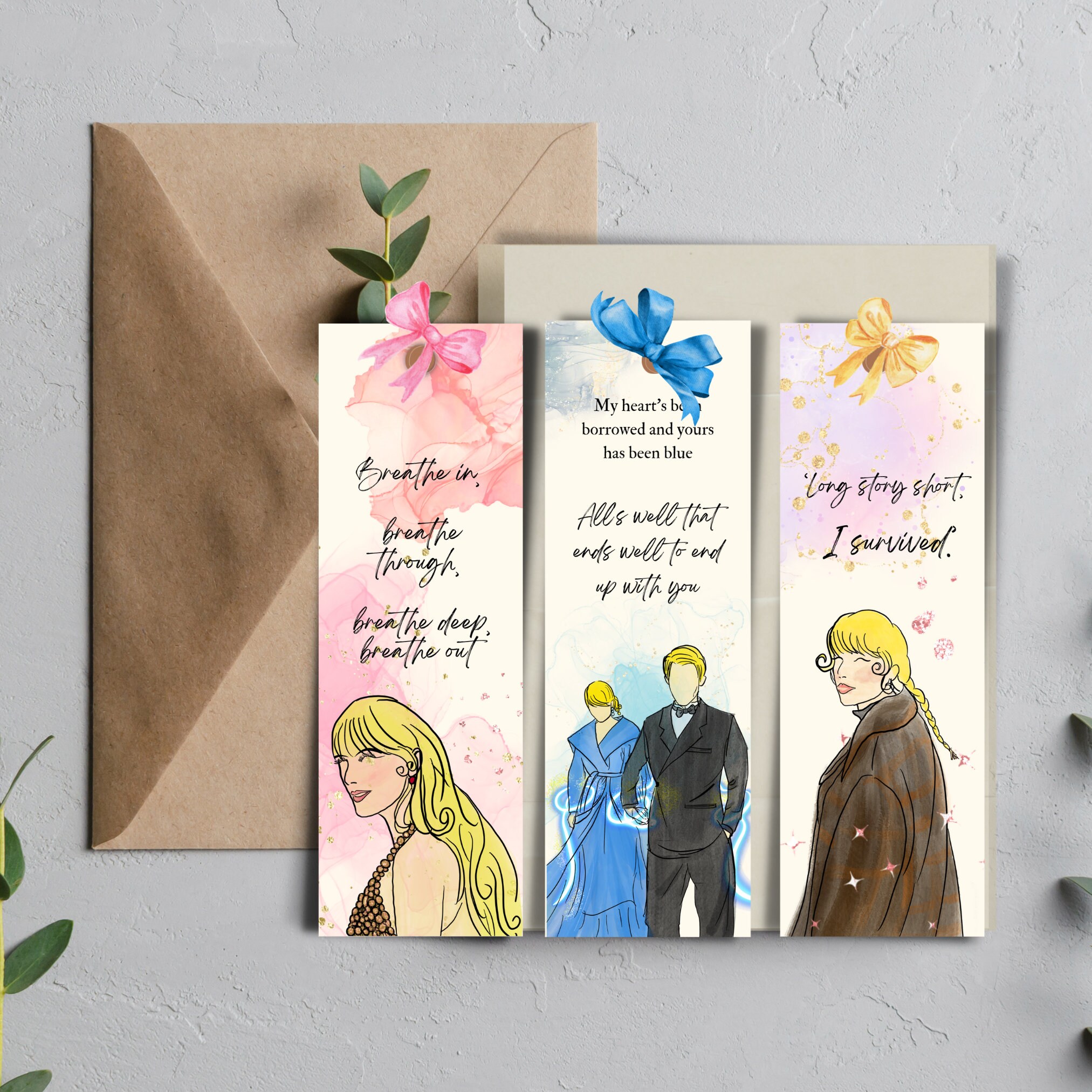 Valentine Day Bookmark Printable Digital Taylor Swiftie Merch Book ...