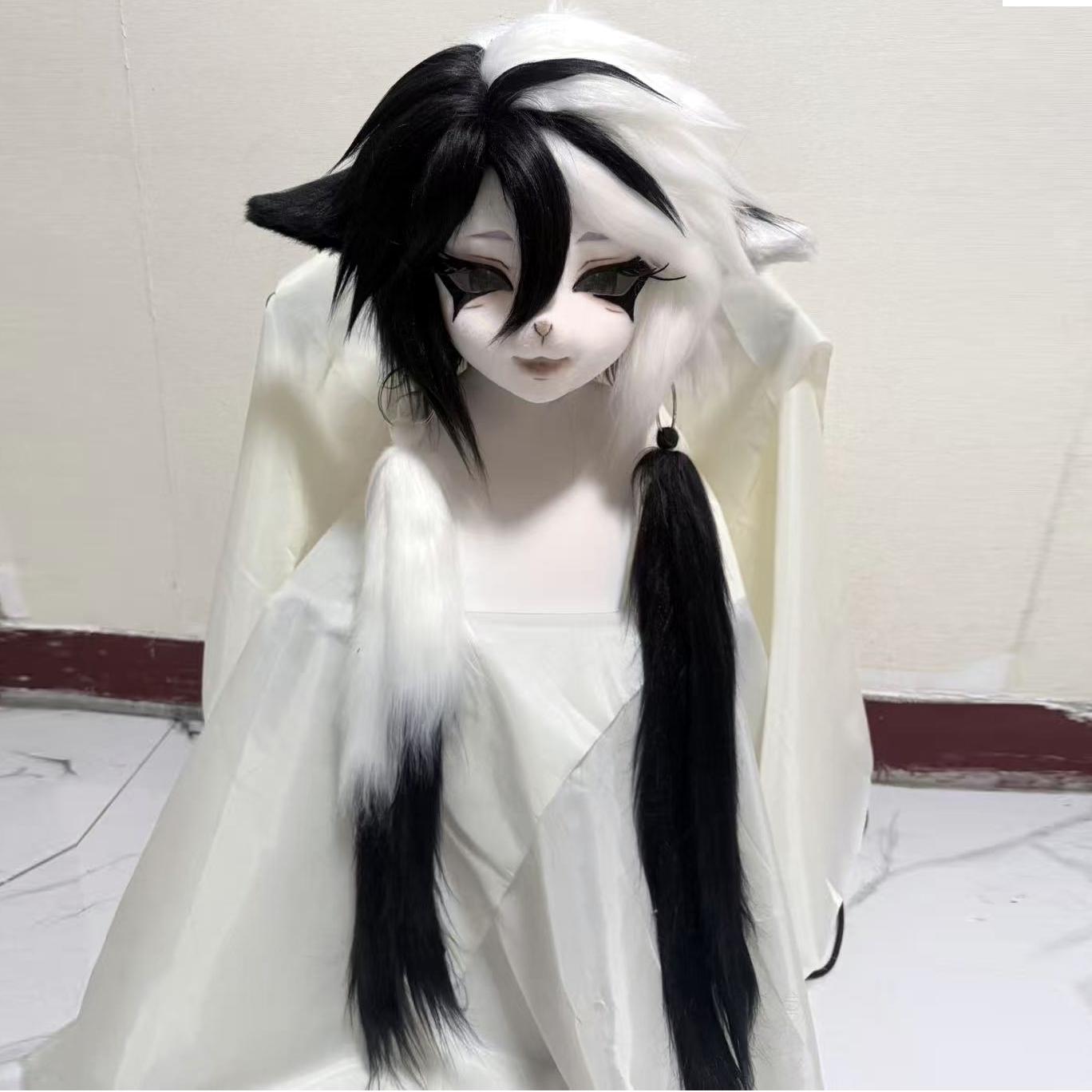 Halloween Limited Kigurumi Mask|custom Plush Animal Mask | Kig Furry ...
