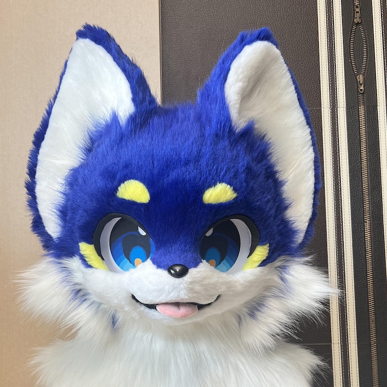 Unique Dog Fursuit Head | Handmade Animal Costume Mask | High Quality ...