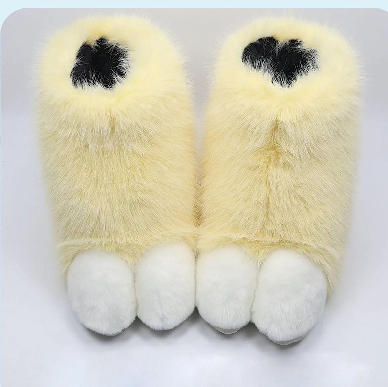 Goat Hoof Paws | Kemono Fursuit Feet for Halloween Cosplay | Plush ...