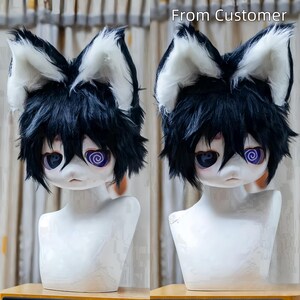 Cute Kig Fursuit Head Base Includ Eyelashesit's Sad but Super Cutecat ...