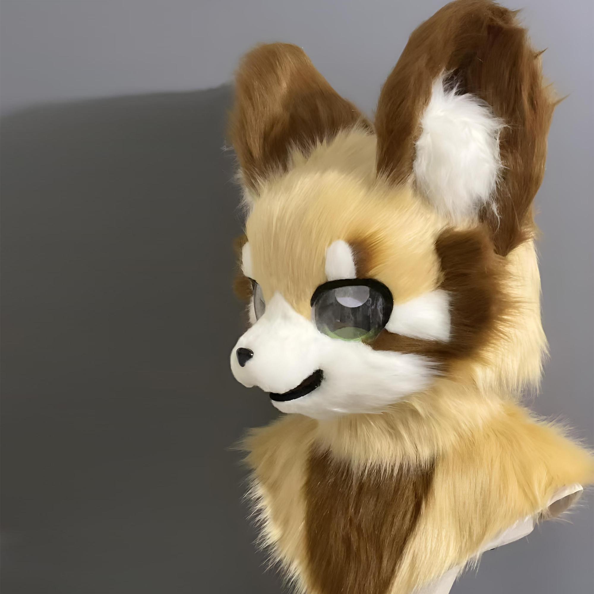 Fursuit Canine Head, Custom Dog Fursuit Head for Cosplay at Comic Con ...