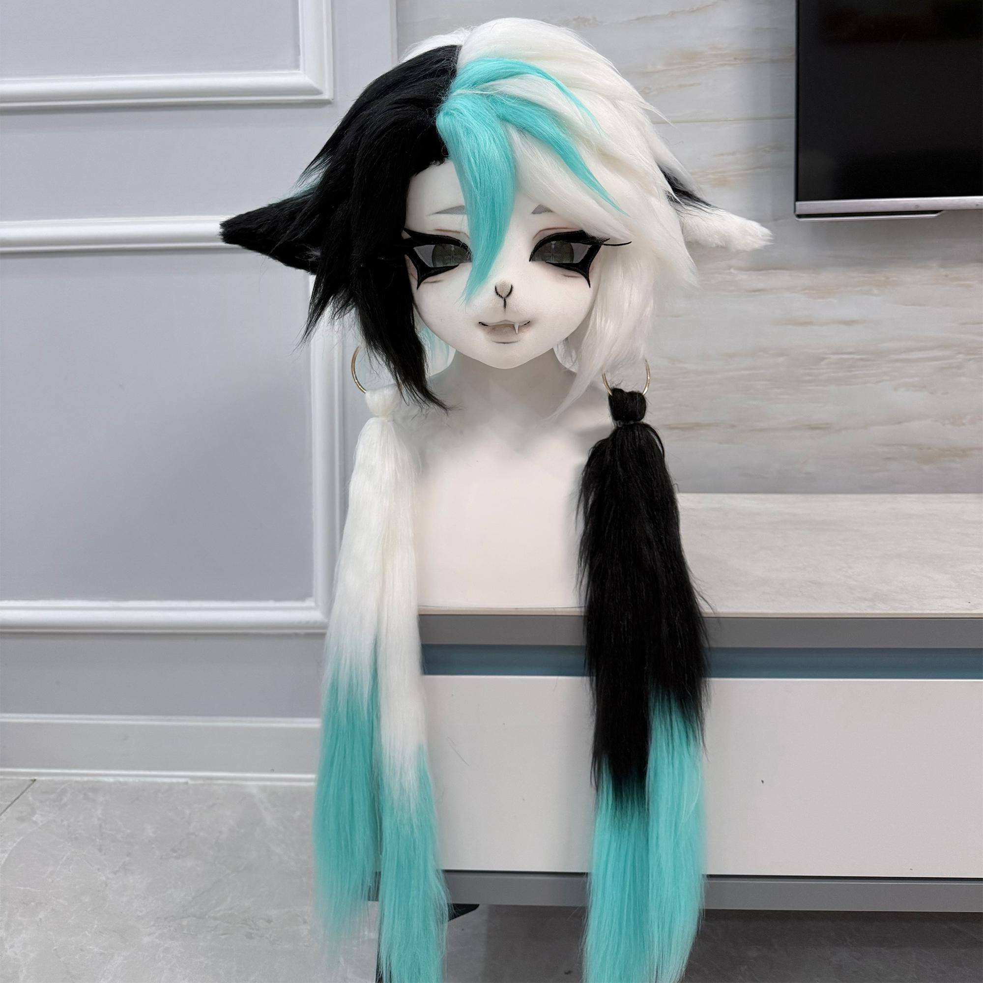 Halloween Limited Kigurumi Mask|custom Plush Animal Mask | Kig Furry ...