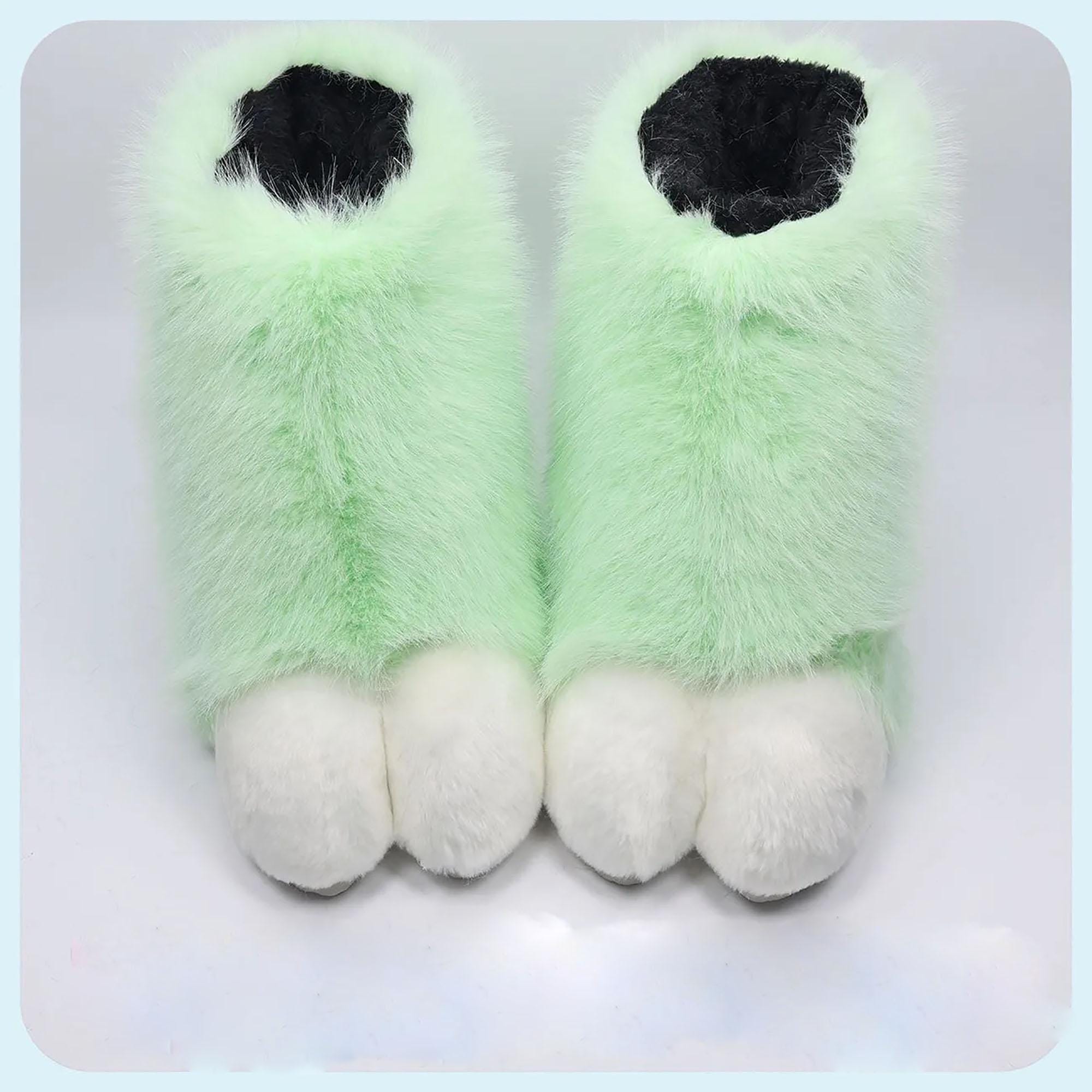Goat Hoof Paws | Kemono Fursuit Feet for Halloween Cosplay | Plush ...