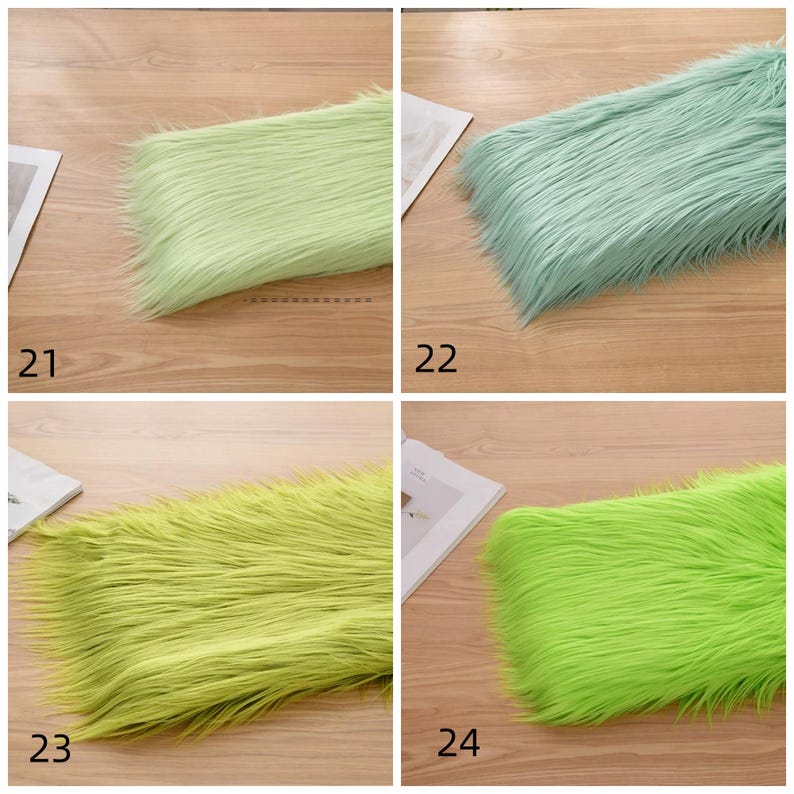 Luxury Long Pile Faux Fur Fabric - Soft Shaggy Fur Material for ...