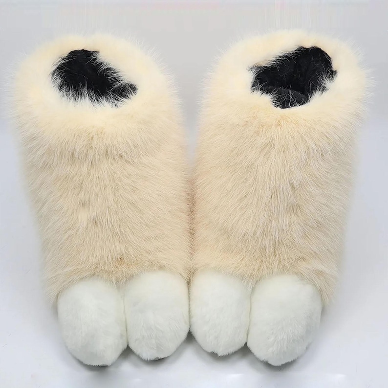 Goat Hoof Paws | Kemono Fursuit Feet for Halloween Cosplay | Plush ...