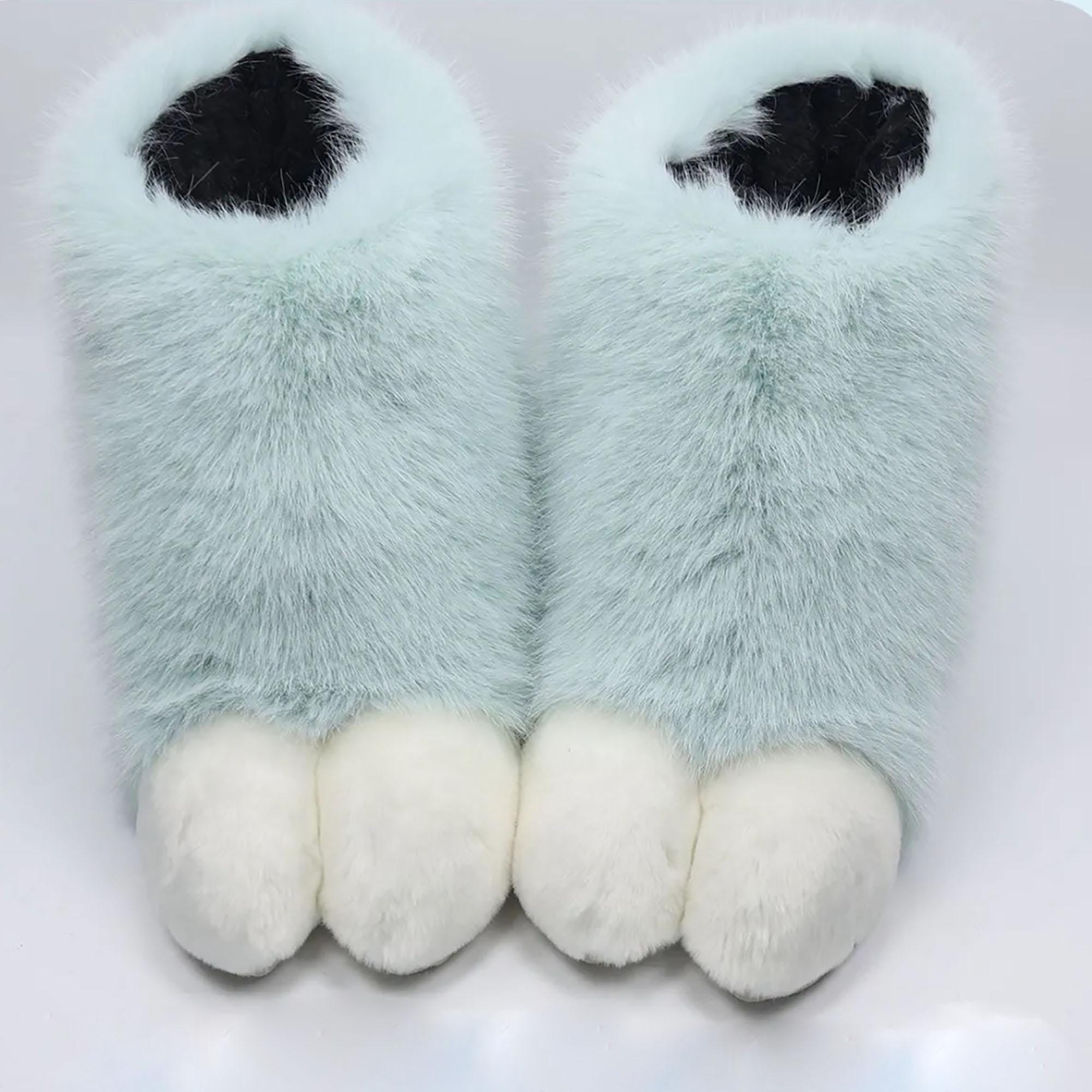 Goat Hoof Paws | Kemono Fursuit Feet for Halloween Cosplay | Plush ...