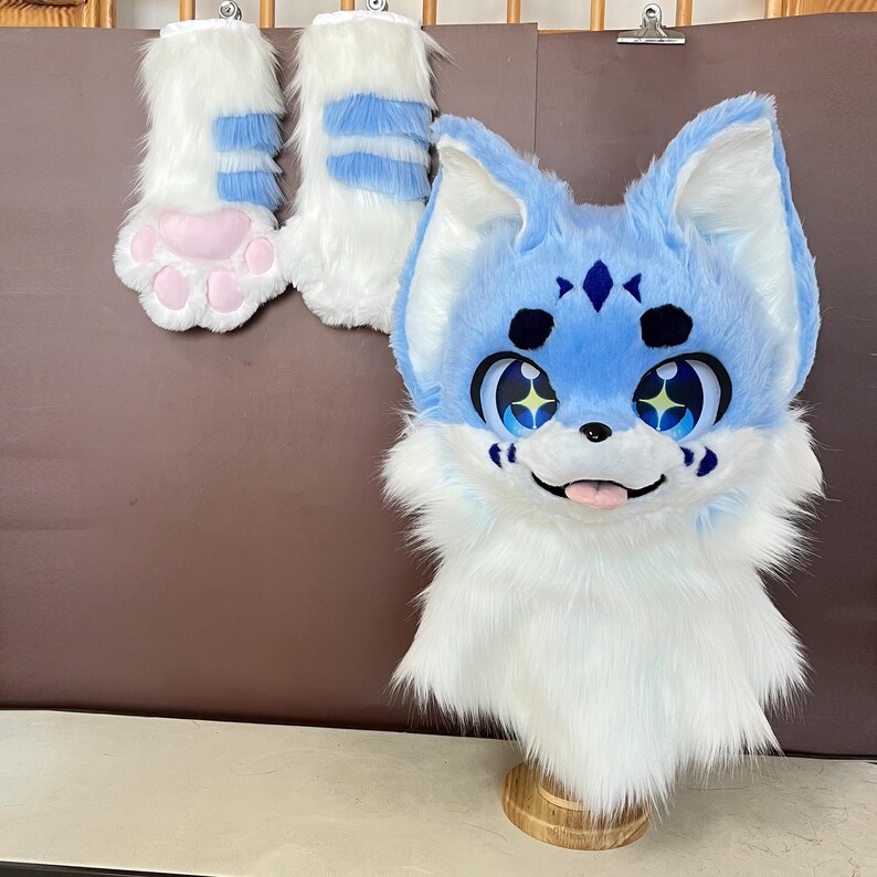 Unique Dog Fursuit Head | Handmade Animal Costume Mask | High Quality ...