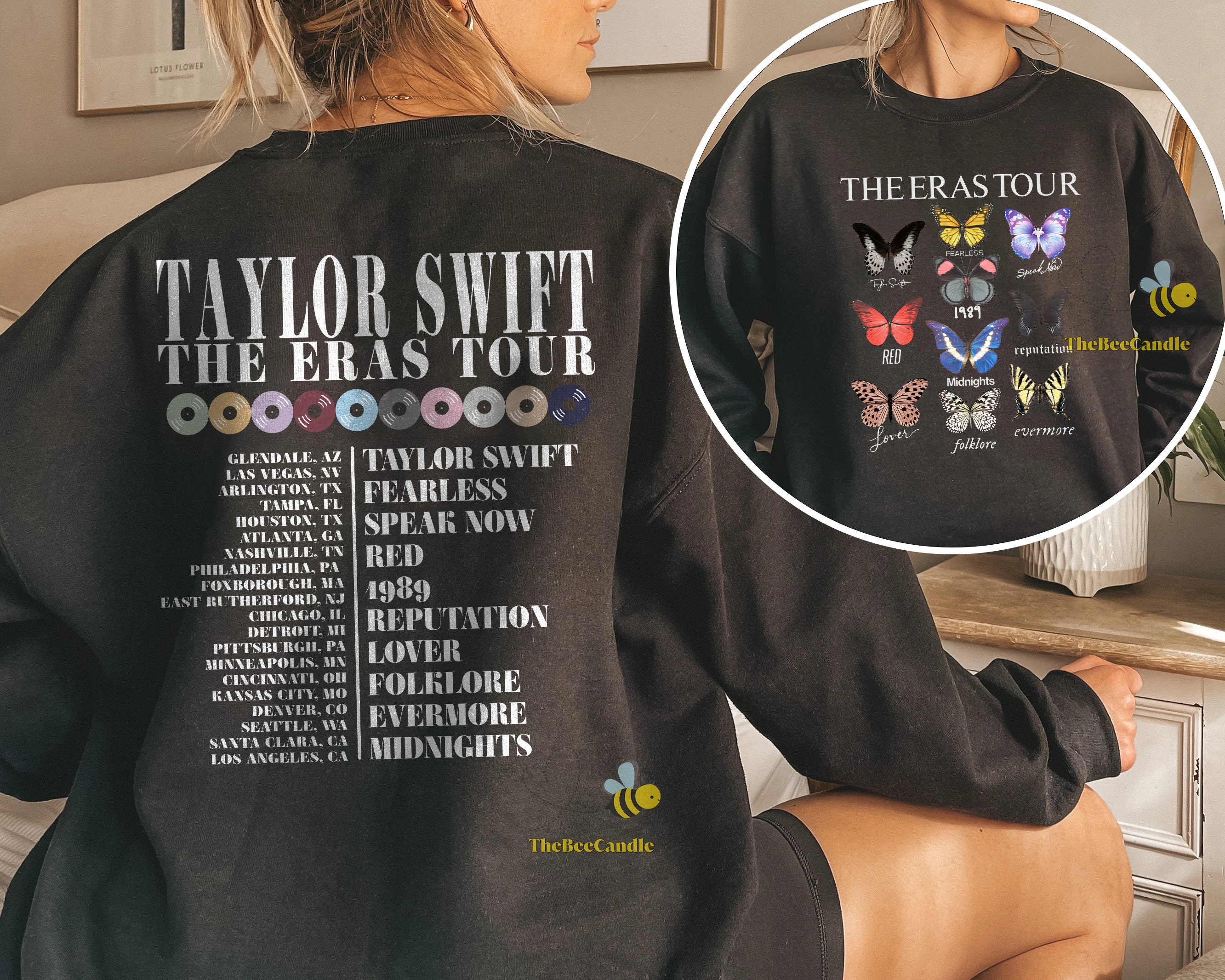 The Eras Tour Butterfly Shirt, Eras Tour Merch, Taylor Taylor Version Merch