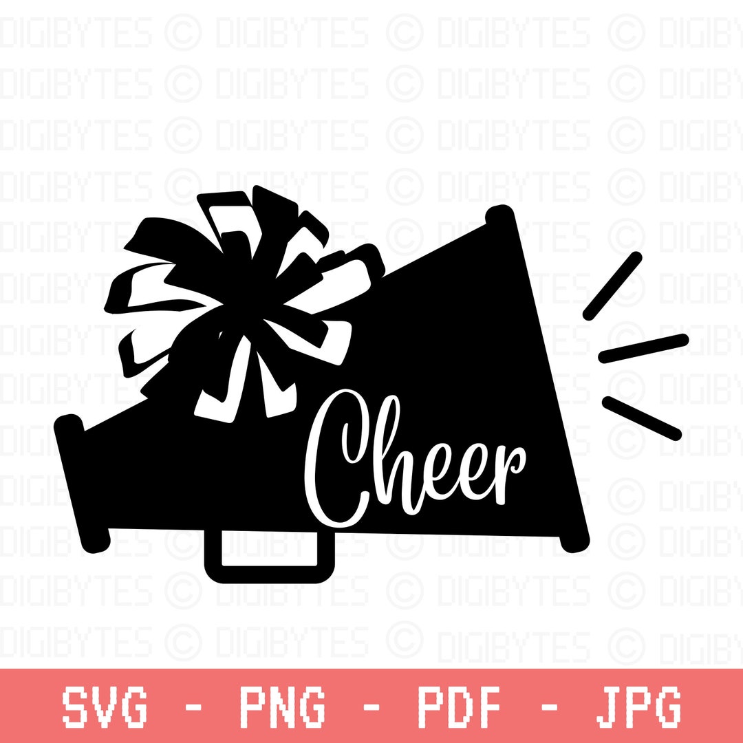 Cheer BIG SVG Cheerleading SVG Cheer Svg Megaphone Svg - Etsy