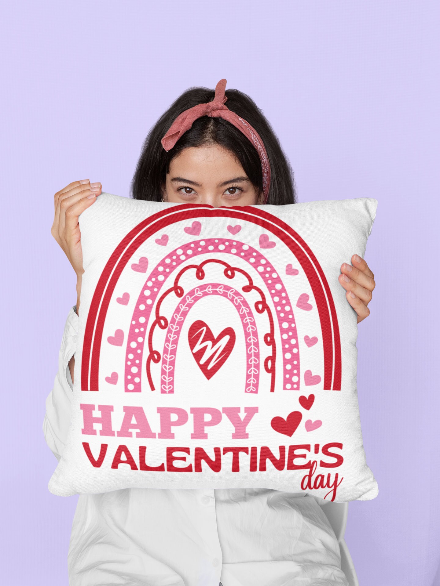 Happy Valentines Day Rainbow SVG, Heart Rainbow, Digital Download, Cut ...