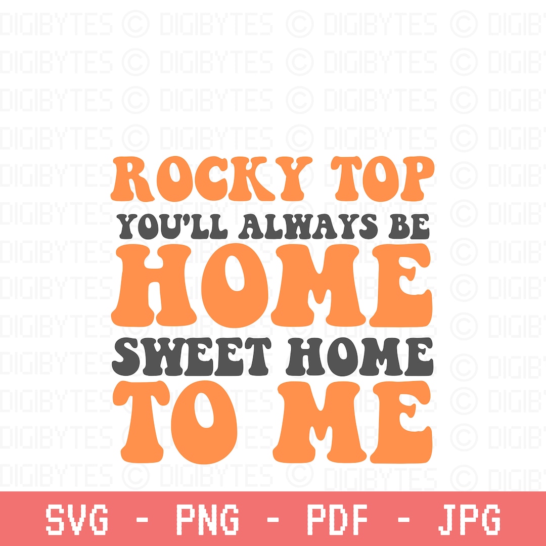 Rocky Top SVG, Tennessee Football, Cricut Cut File, Silhouette ...