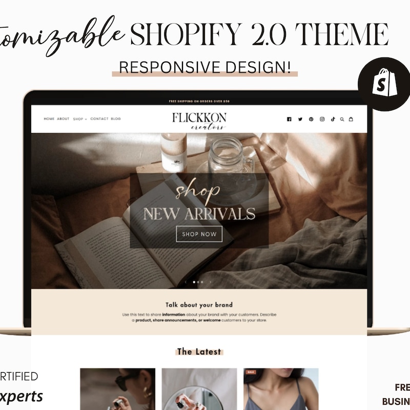 Shopify Website Templates - Etsy