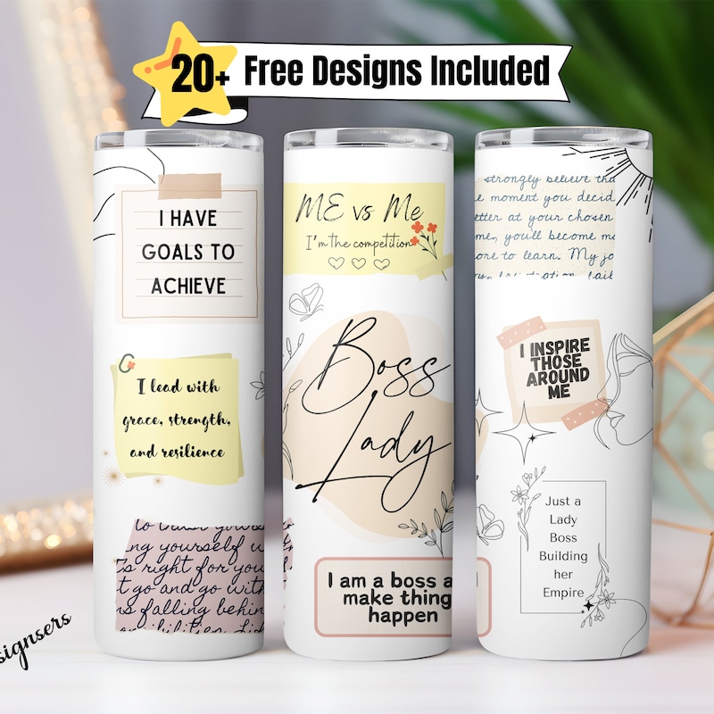 A Girl With Goals Tumbler - Etsy