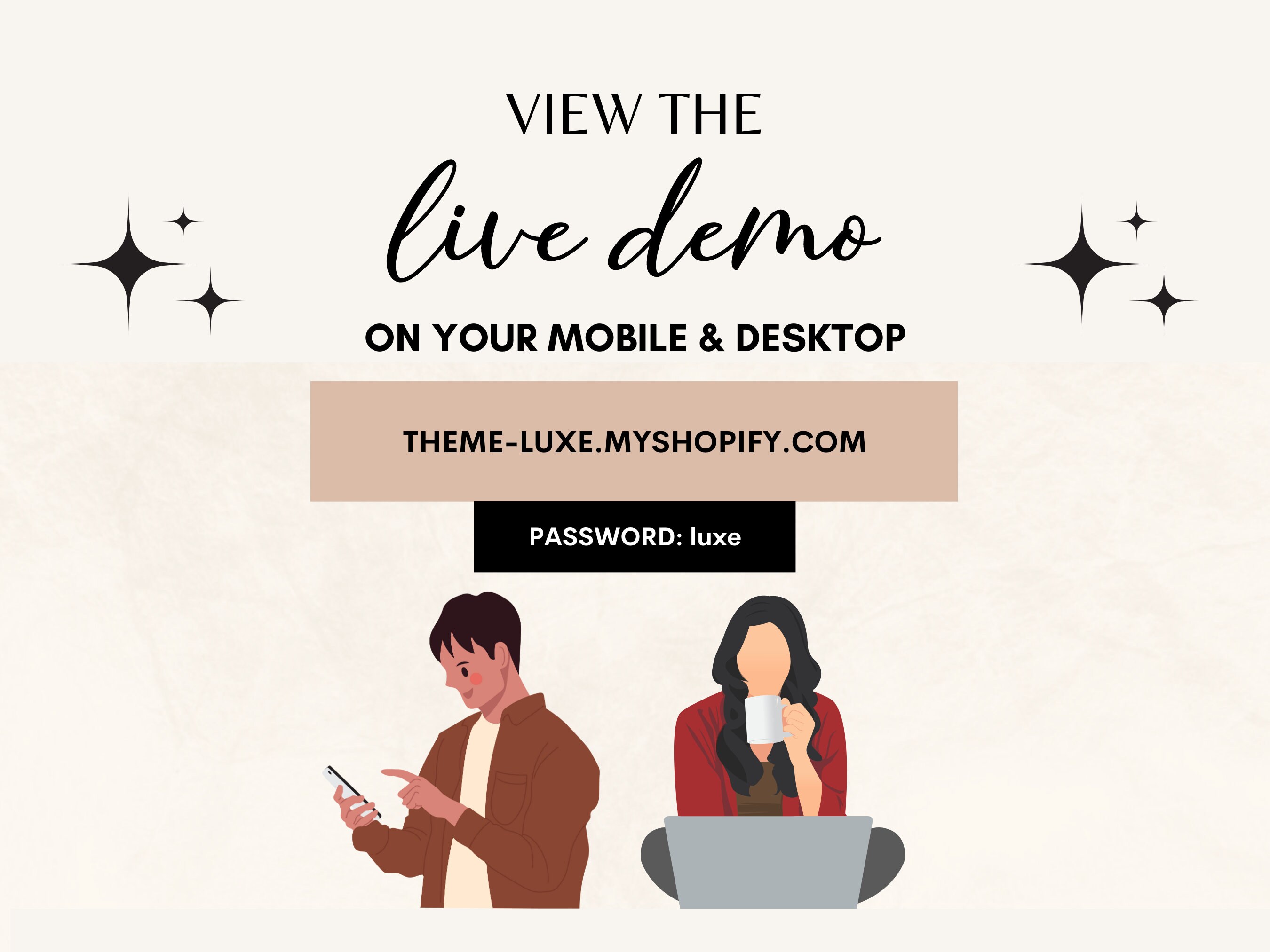Shopify Theme Template, Luxe-eory Shopify Boutique With Canva Banners ...