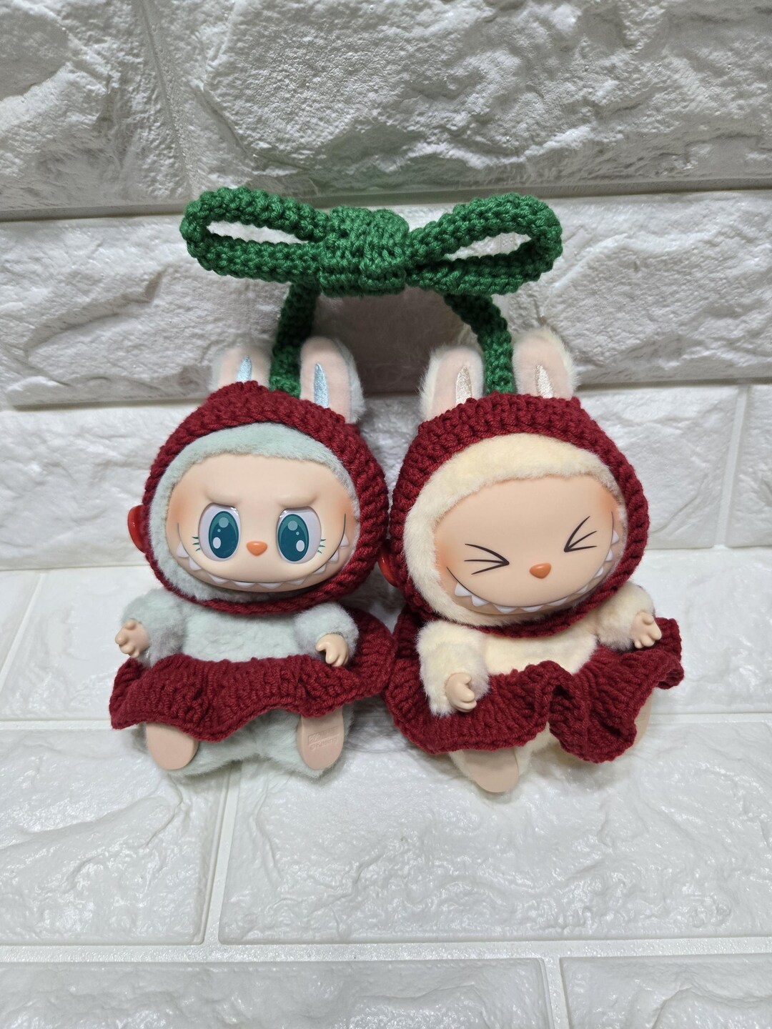 Clothing: Crochet Cherry for Labubu (sitting Type) - Etsy