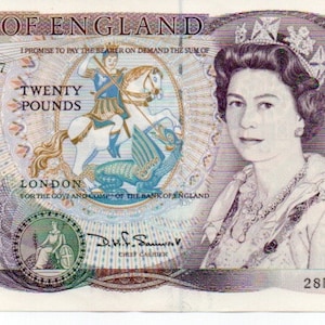 Twenty Pounds 28D 173857 Somerset UNC Be208c - H982 - Etsy