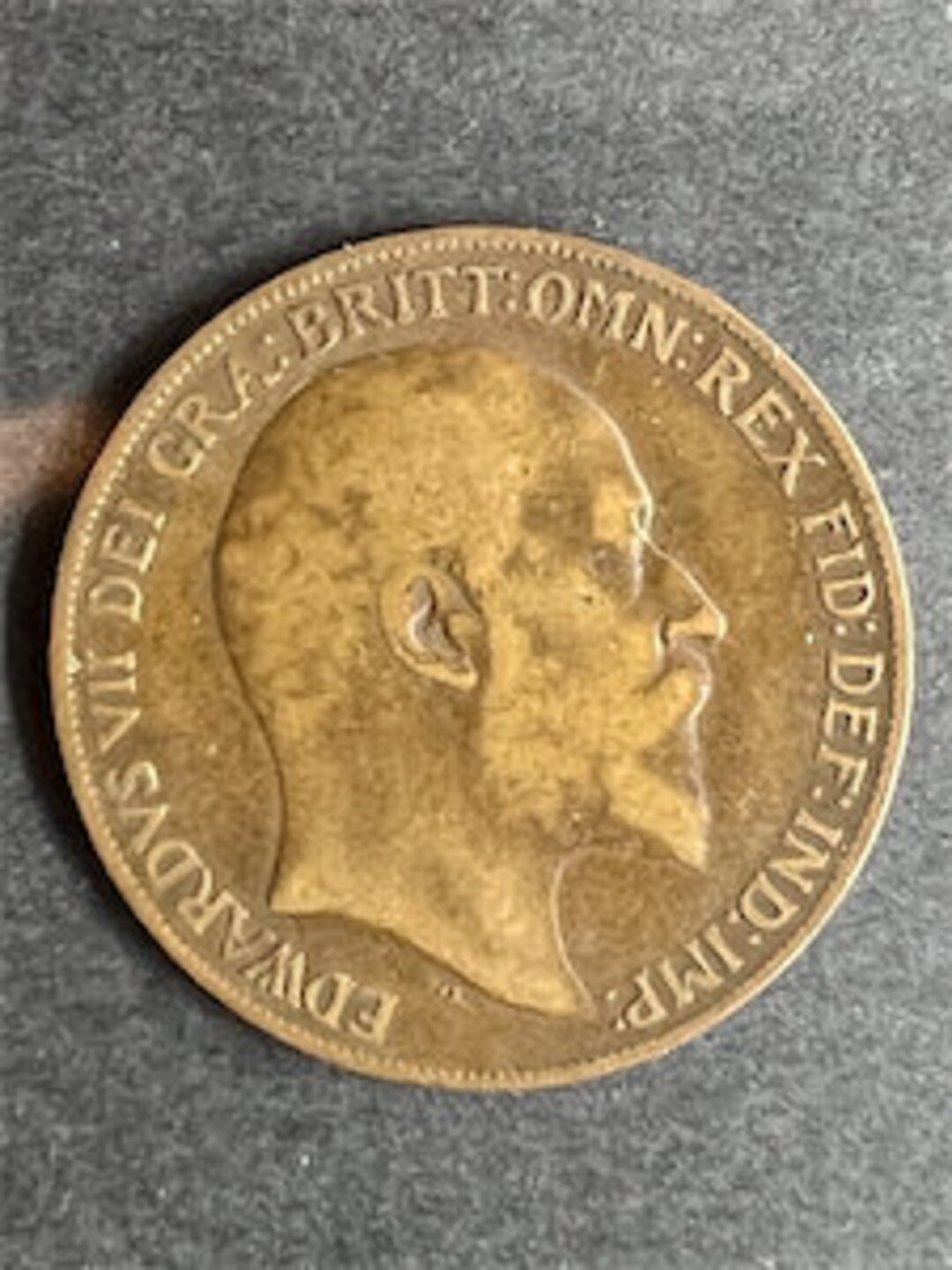 1908 One Penny Edward VII F - H1138 - Etsy Australia