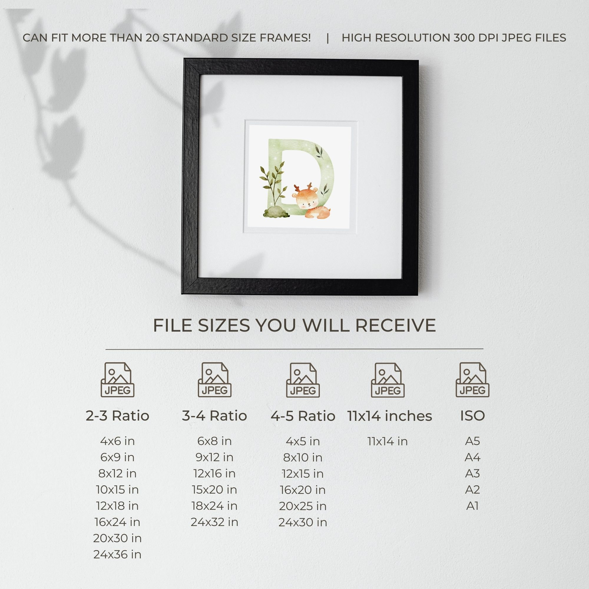 Kids Learning Pastel Colour Alphabet Poster | Decor Children Print ...