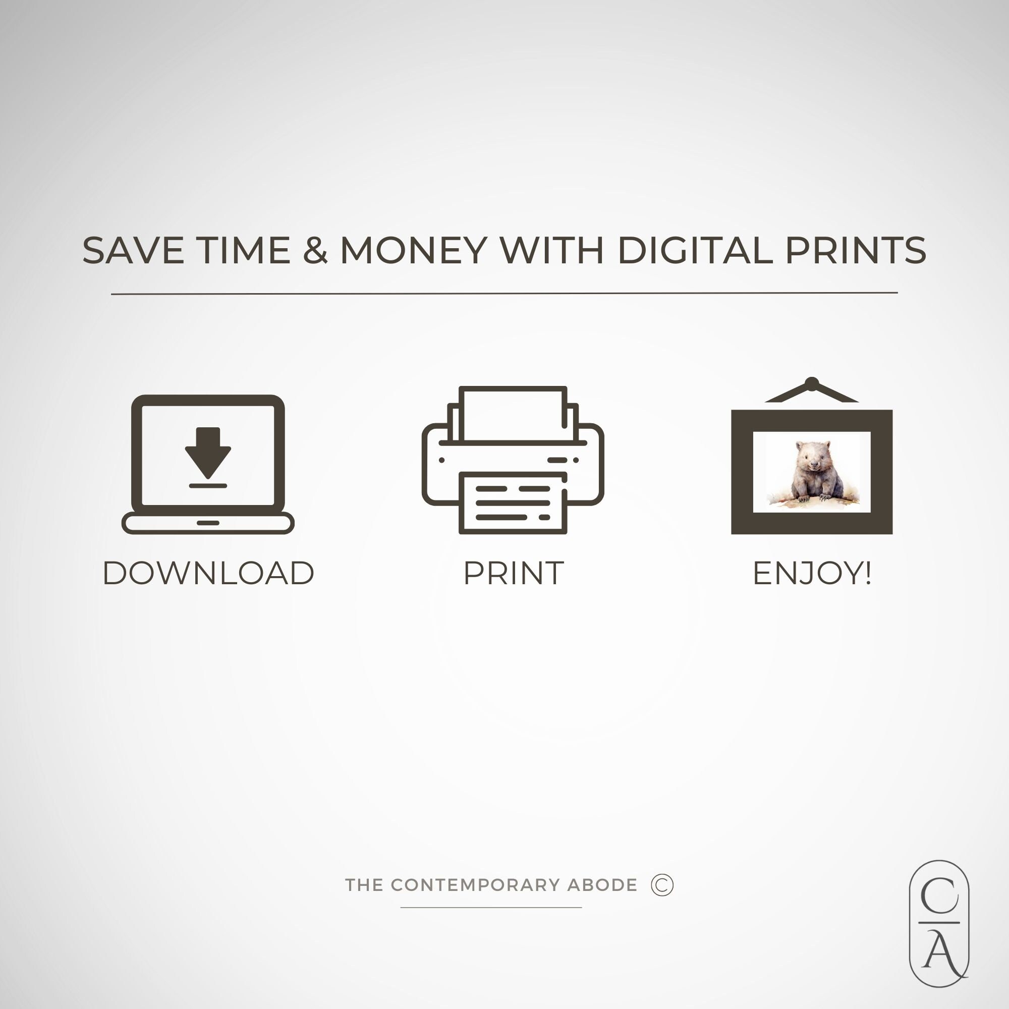 Kids Learning Pastel Colour Alphabet Poster Decor Children Print ...