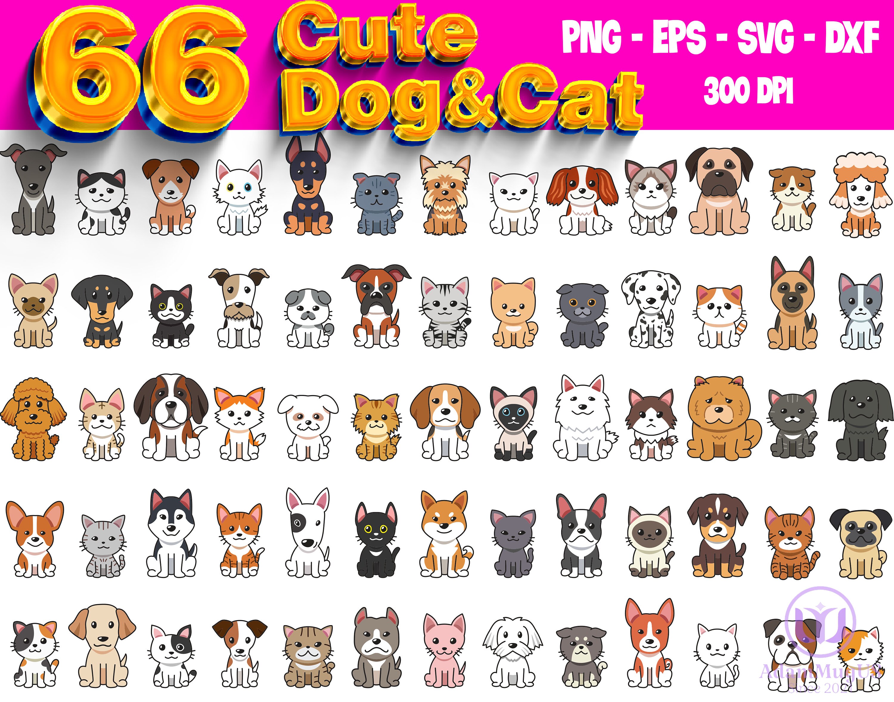 Cat And Dog Clip Art