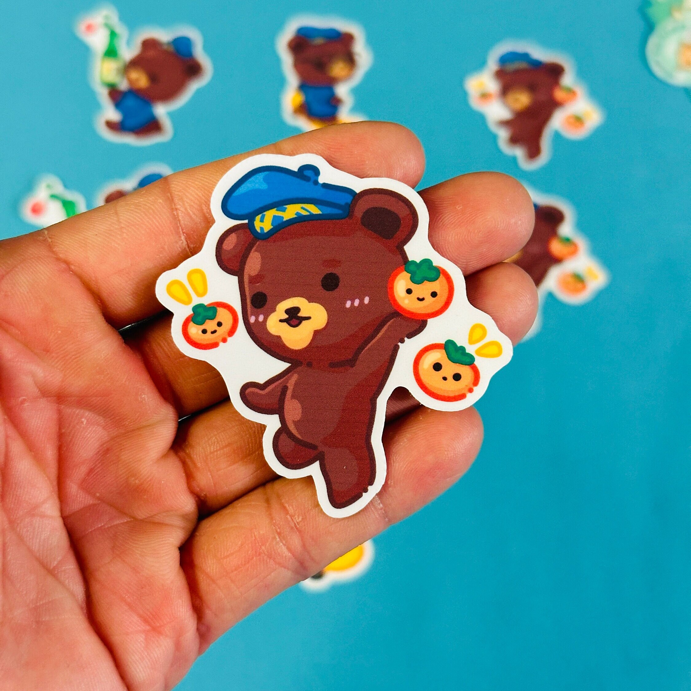 CUTE HIGHLANDER BEAR Vinyl Stickers Based on Ucriverside Scotty ...