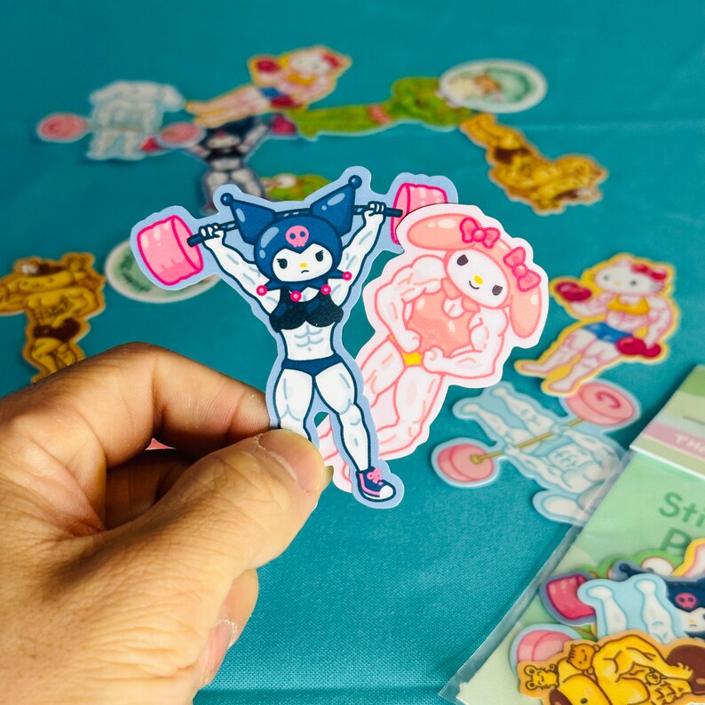 BUFF Sanro Vinyl STICKERS 2D Drawings Based on Buff CUTE Characters ...