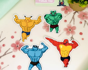 Cubone Tactical Rambo Sticker - Etsy