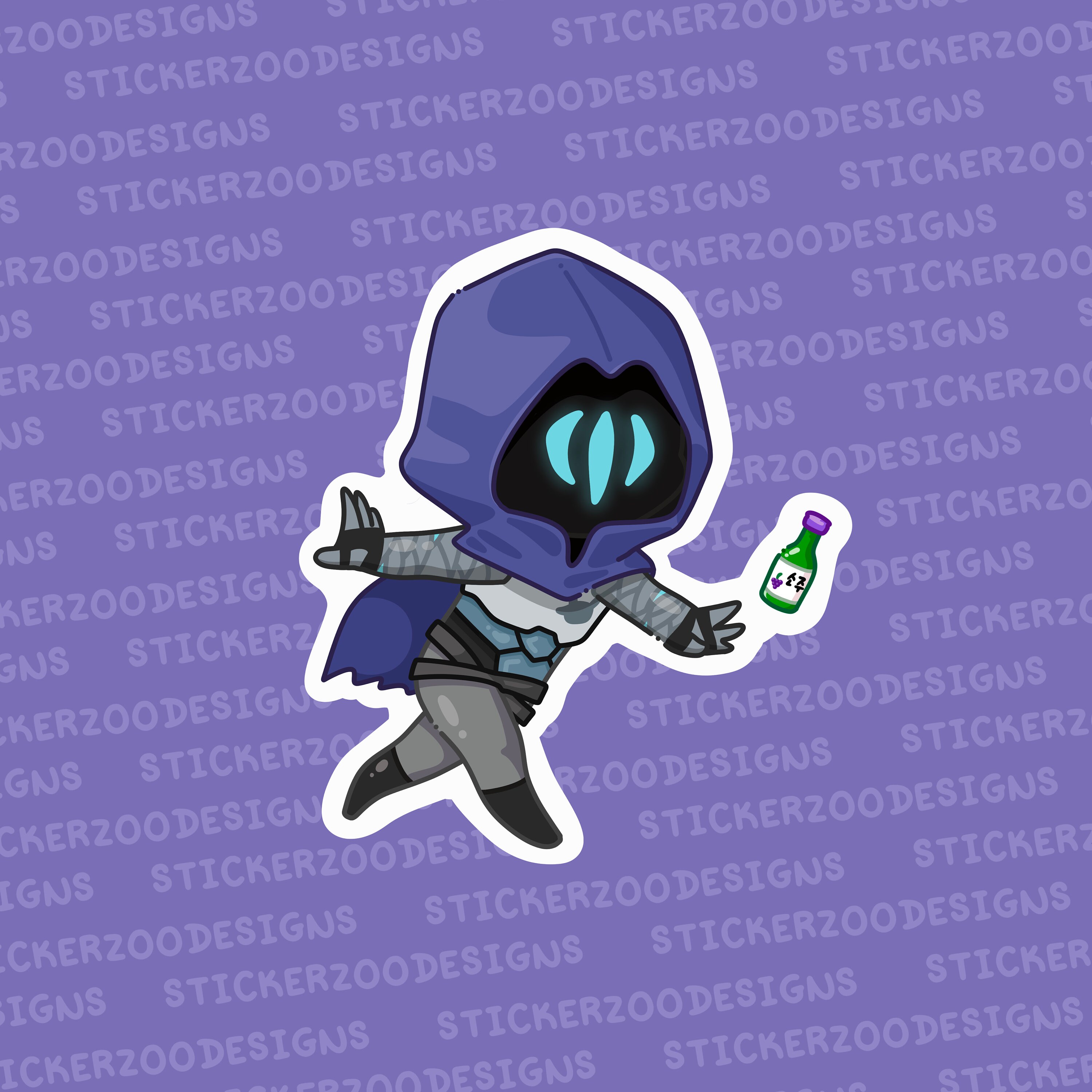 Valorant Agents Chibi Vinyl Stickers Waterproof Jett Reyna - Etsy