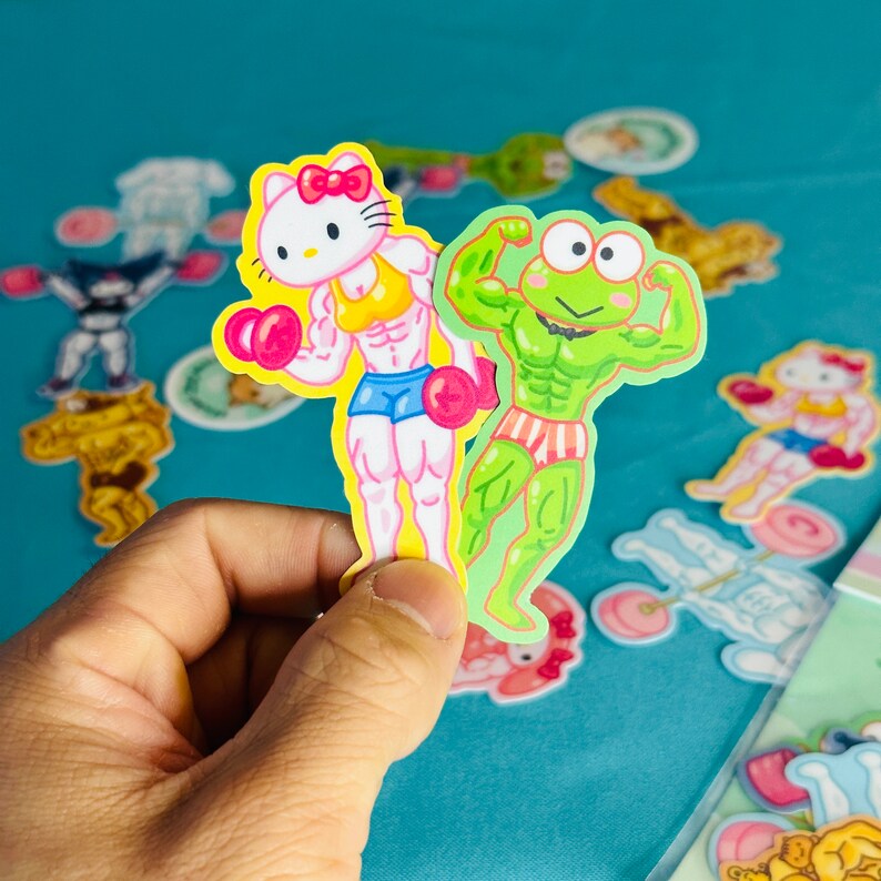 BUFF Sanro Vinyl STICKERS 2D Drawings Based on Buff CUTE Characters ...