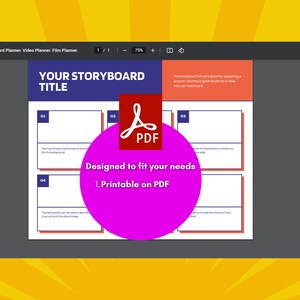 10 Printable Storyboard Templates.editable Social Media Story Board ...