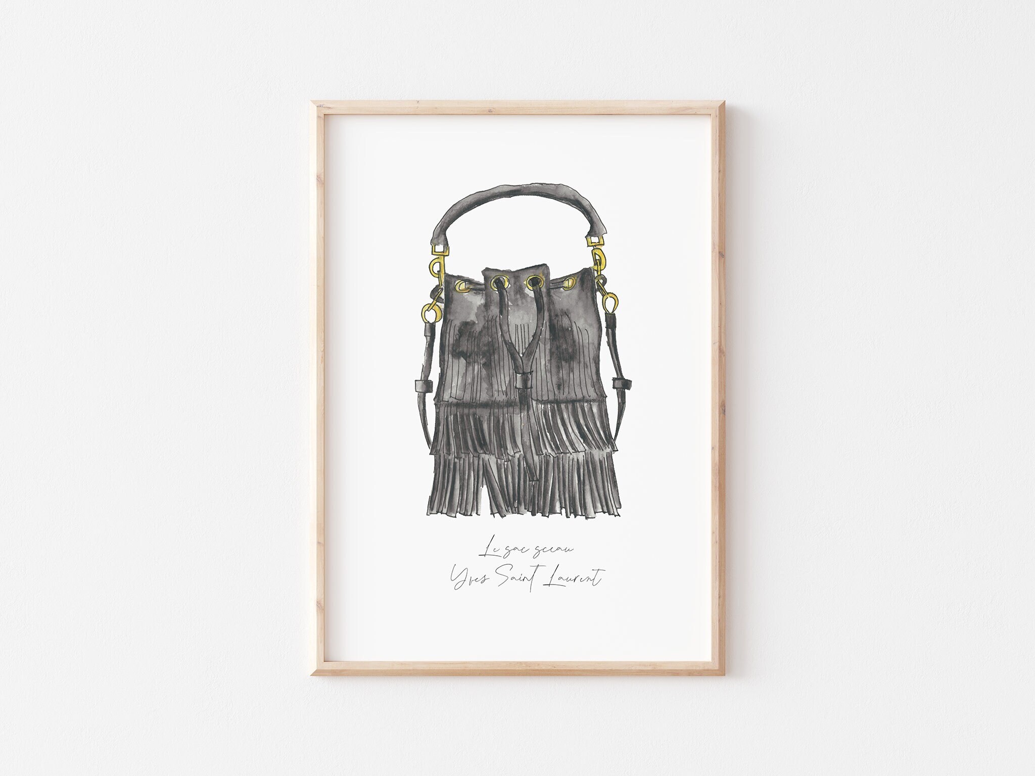 Luxury Bag / Watercolor Art / Luxury Fashion Poster /handbag/ Luxury ...