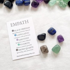 Crystals for Empath Empath Protection the Empath Kit Psychic Protection ...