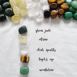 Crystals for Money Prosperity Gift Good Fortune Gift Abundance Gift ...
