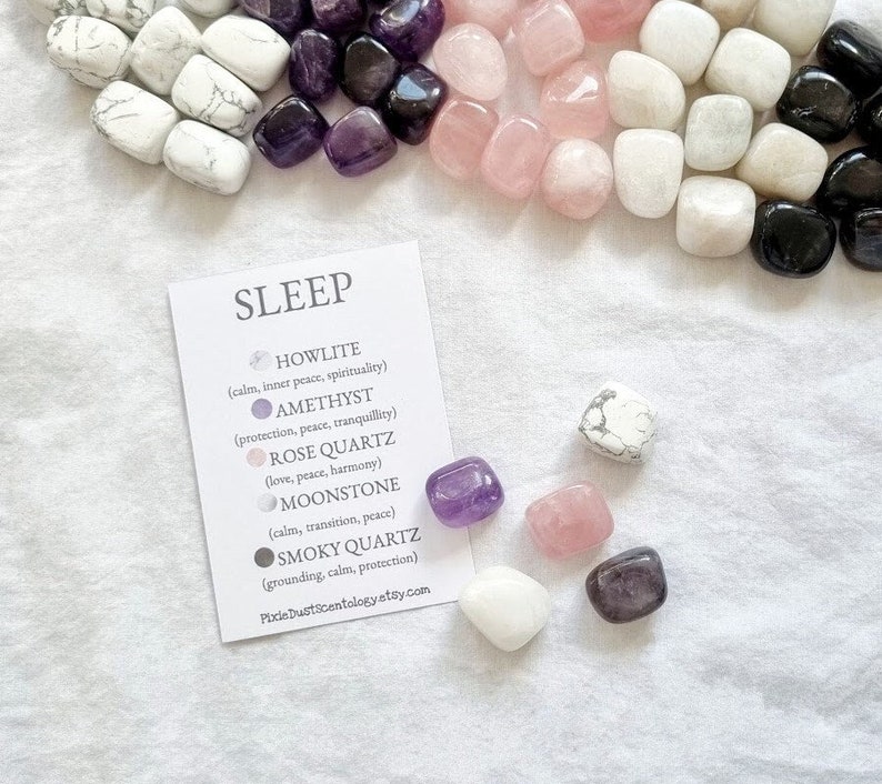 Crystals for Sleep Sleep Crystal Set Sleep Crystals Crystals - Etsy