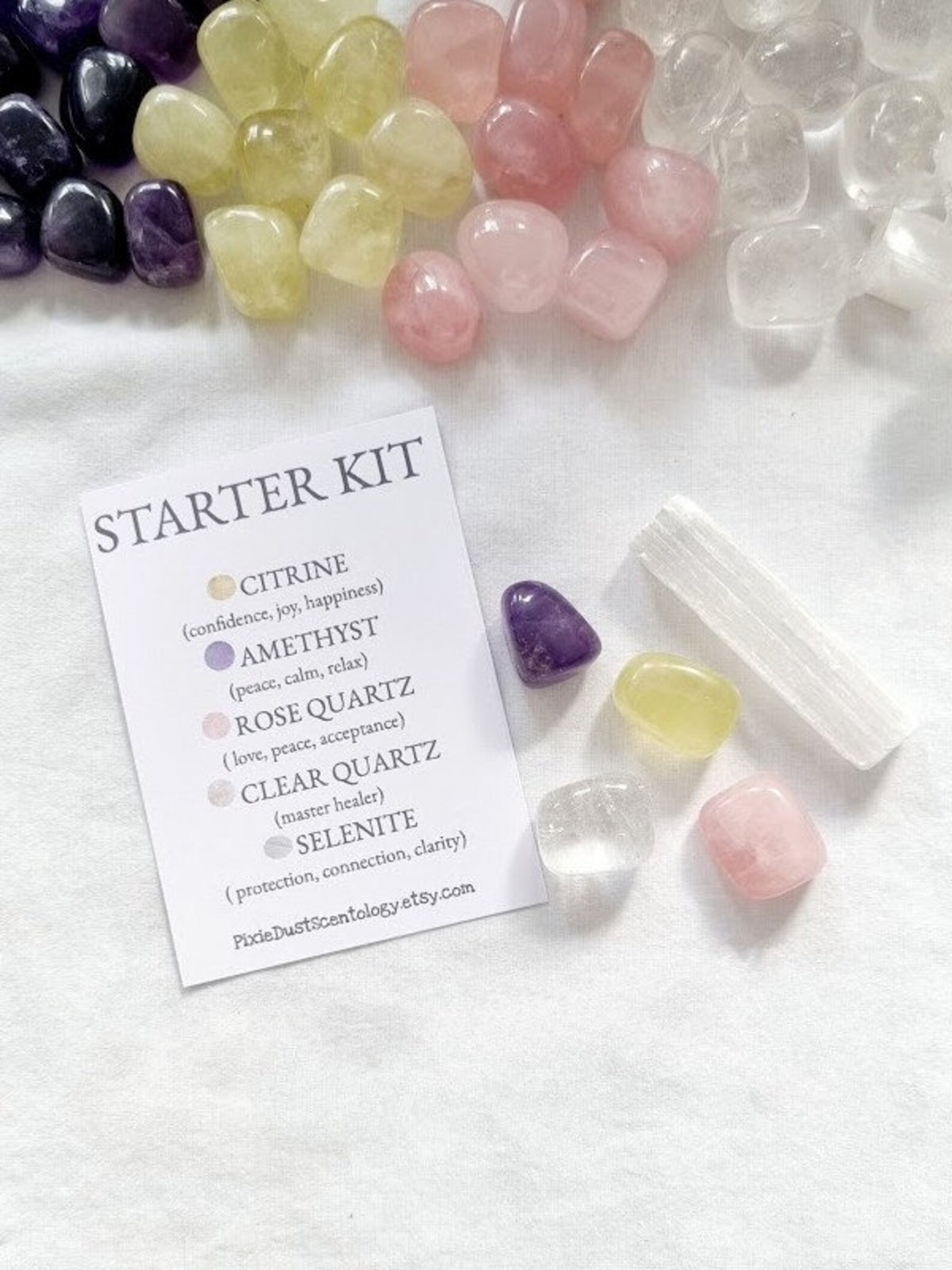 Crystals for Beginners Starter Kit Beginning Crystals Starter Crystals ...
