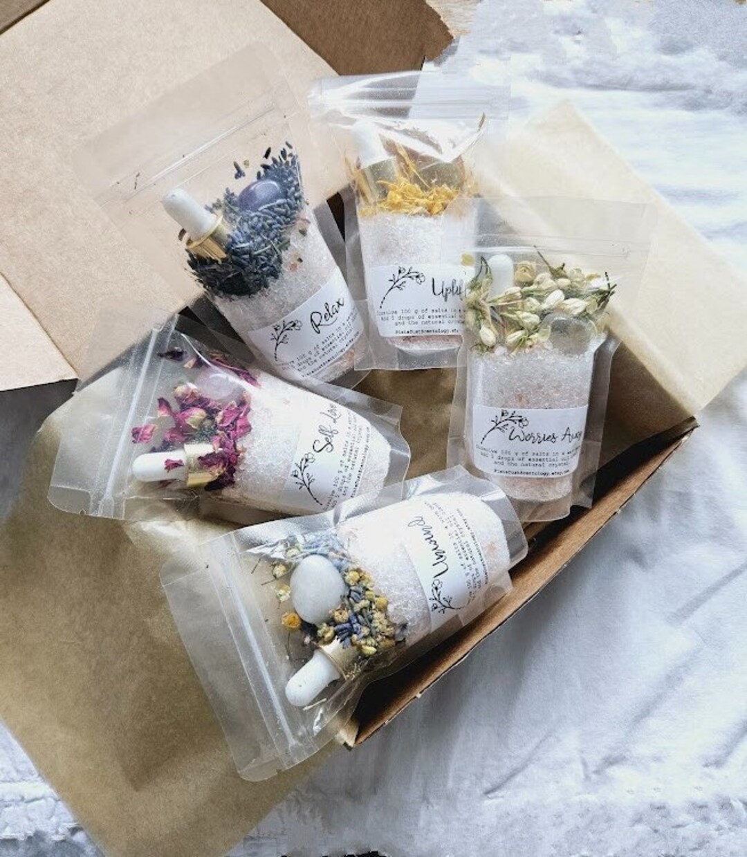 Bath Salt Gift Set Crystal Bath Salt Bath Salt Bath Salt Birthday Gift ...