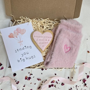 MINI HUG in a BOX - Personalised Gift Box Sending Hugs Birthday Gift ...