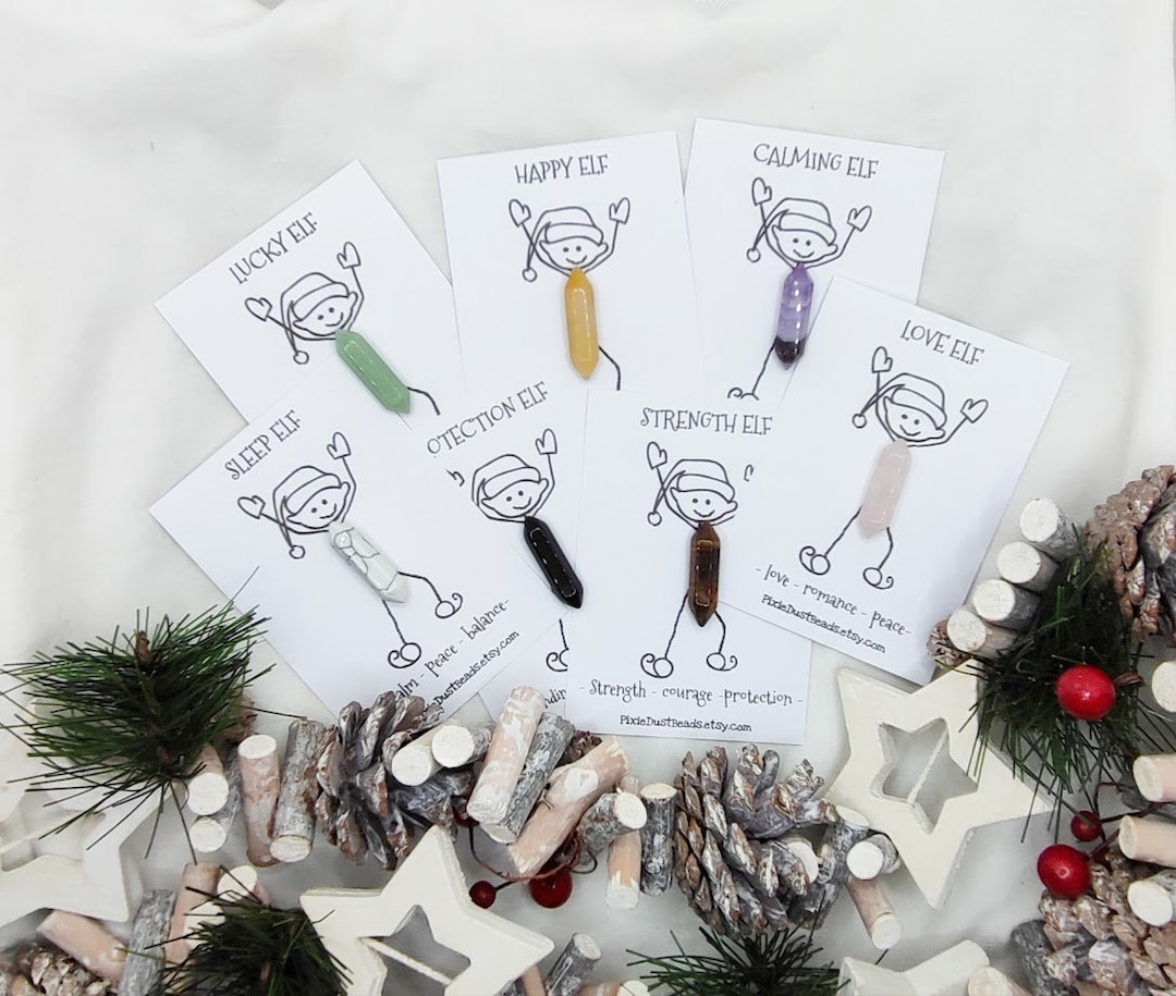 Christmas Elf Pocket Hug Cute Elf Stocking Fillers Pocket Crystals Gift ...