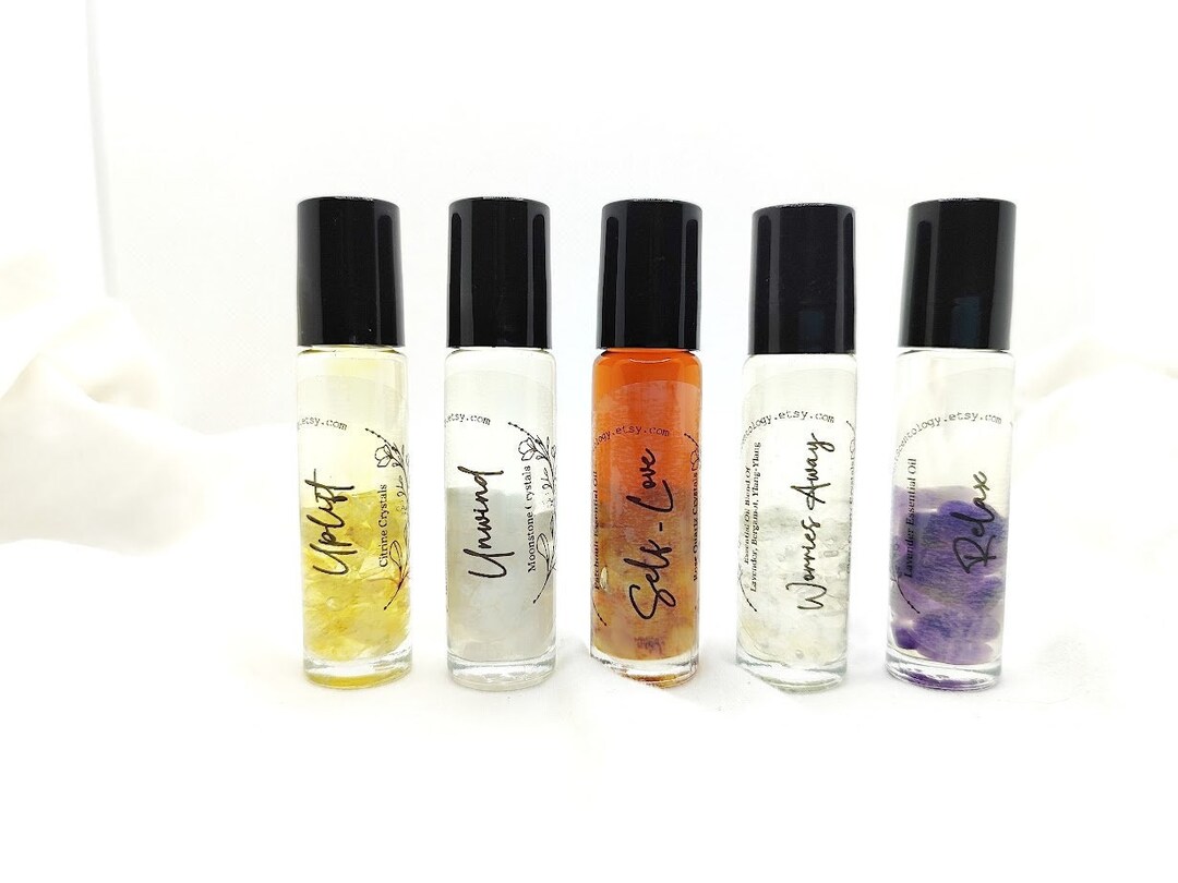 Crystal Roll on Perfume Perfume Oil Essential Oil Set Sel Care Kit ...