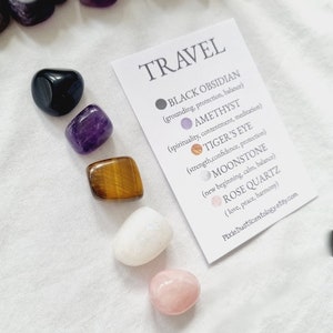 Crystals for Travel Safe Travels Travel Gift Travel Crystals Safe ...