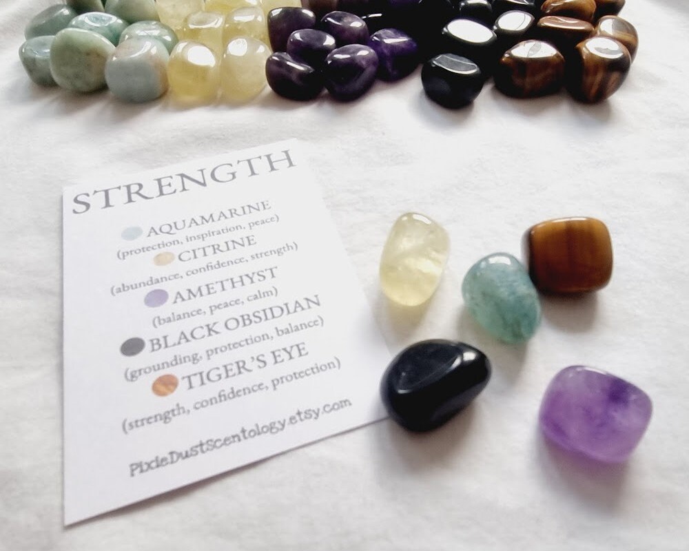 Crystals for Strength Strength Set Strength Gift Strength Crystal ...