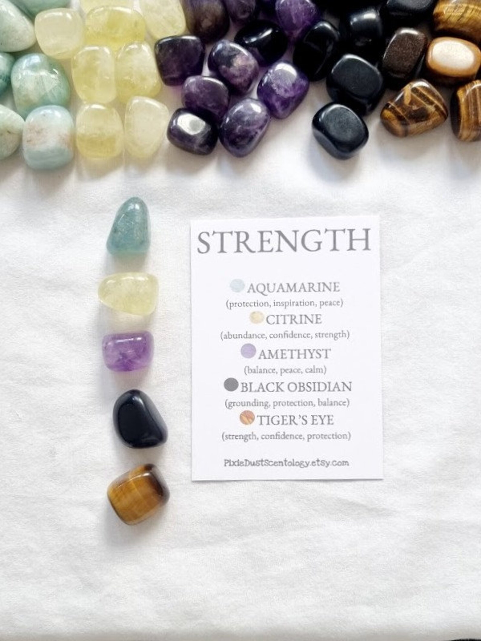 Crystals for Strength Strength Set Strength Gift Strength Crystal ...