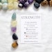 Crystals for Strength Strength Set Strength Gift Strength Crystal ...