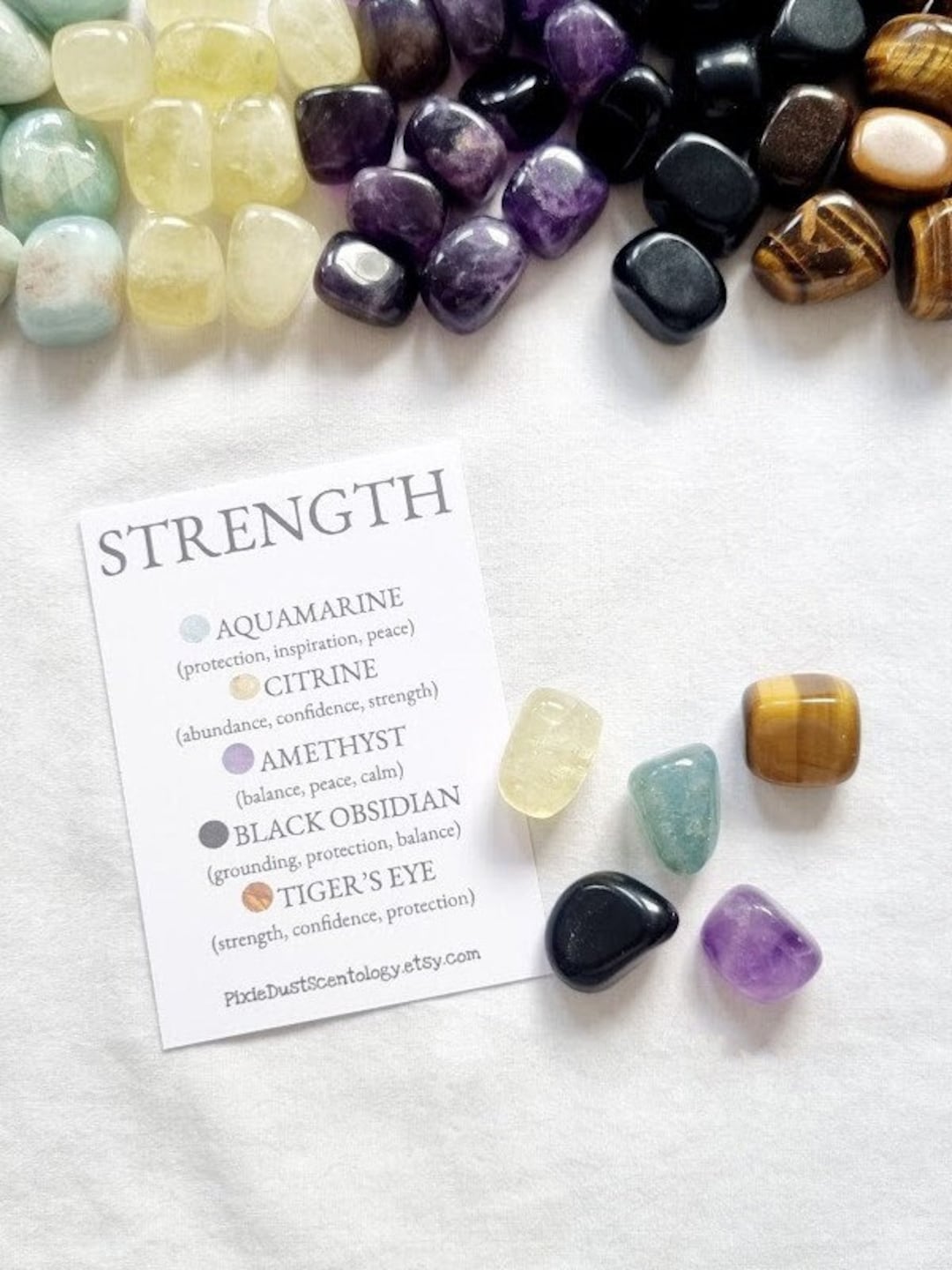 Crystals for Strength Strength Set Strength Gift Strength Crystal ...