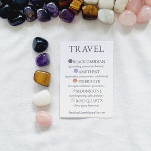 Crystals for Travel Safe Travels Travel Gift Travel Crystals Safe ...