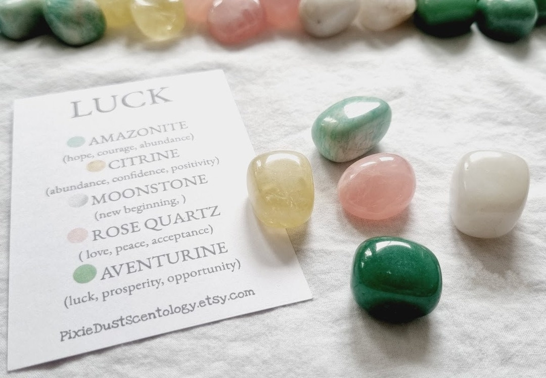 Crystals for Luck Crystals of Luck Set Luck Crystals Crystal Gift Good ...