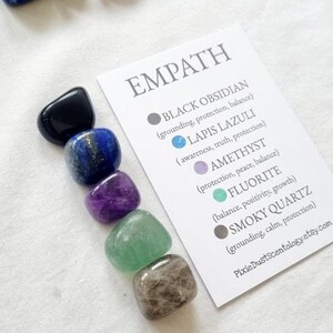 Crystals for Empath Empath Protection the Empath Kit Psychic Protection ...
