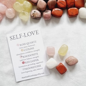 Crystals for Self-love Self-love Crystal Set Love Crystals Self-love ...